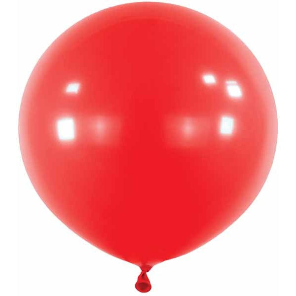 Apple Red 24" Latex Balloons, 4 Per Bag – Party Stuff