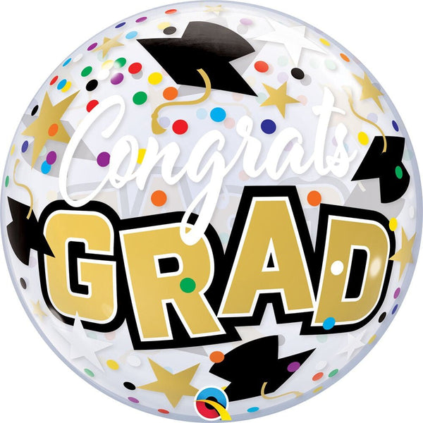 Congrats Grad Bubble Balloon – Party Stuff