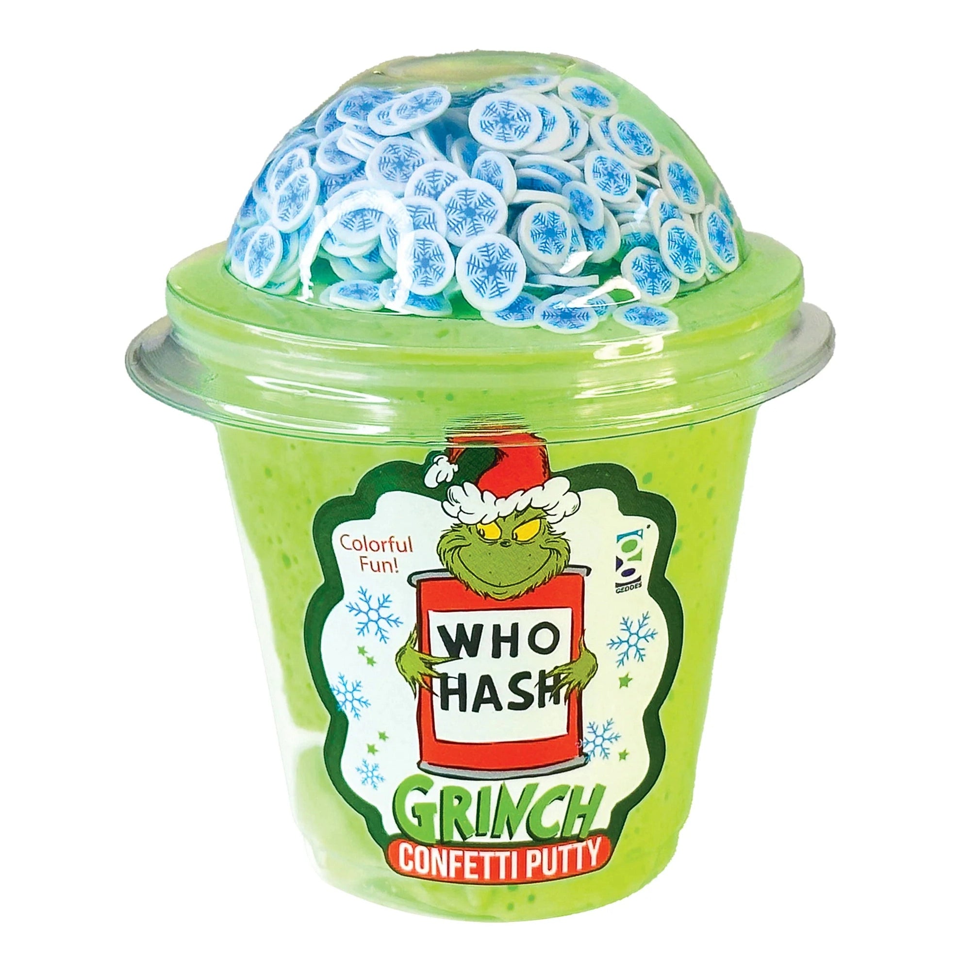 Dr. Seuss™ Grinch Who-Hash Confetti Putty – Party Stuff