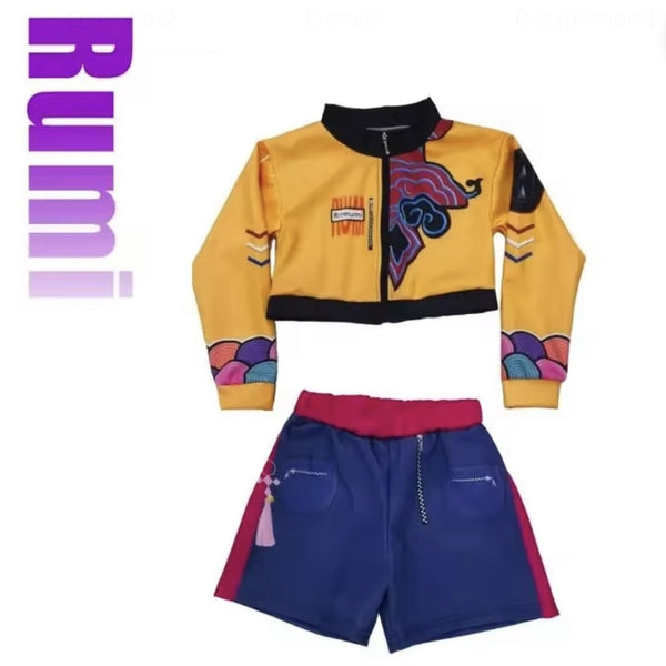 KPop Demon Hunters Rumi Halloween Costume Kids Cosplay Outfit for Chil ...