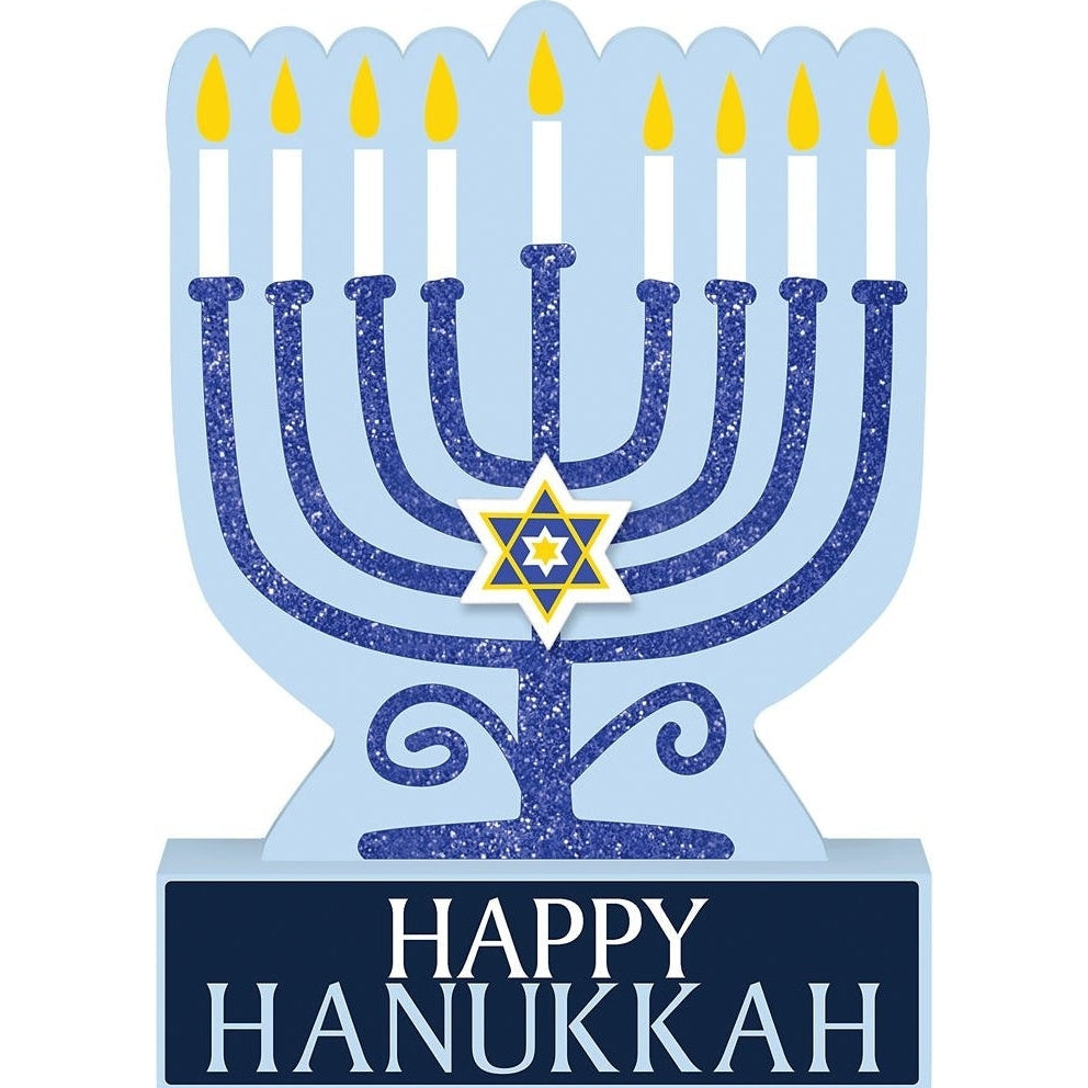 Menorah Standing Sign – Party Stuff